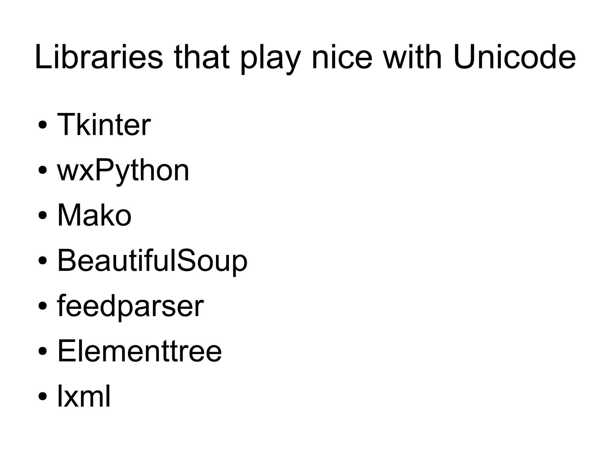 Unicode for Small Children (and Children at Heart) | PDF