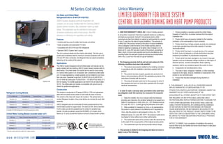 Unico Residential HVAC System Installation Guide | PDF