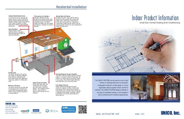 Unico Residential HVAC System Installation Guide unico-residential-hvac-system-installation-guide