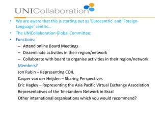 Unicollaboration Organisation Launch | PPTX