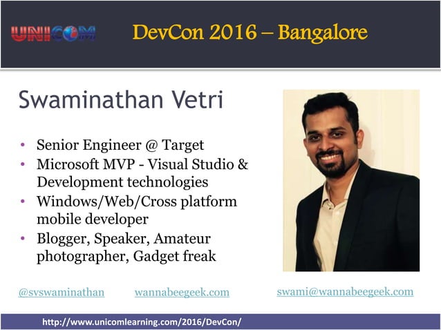 Unicom DevCon - CI/CD for Asp.net core apps using Docker | PPT Unicom DevCon - CI/CD for Asp.net core apps using Docker | PPT