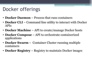 Unicom DevCon - CI/CD for Asp.net core apps using Docker | PPT
