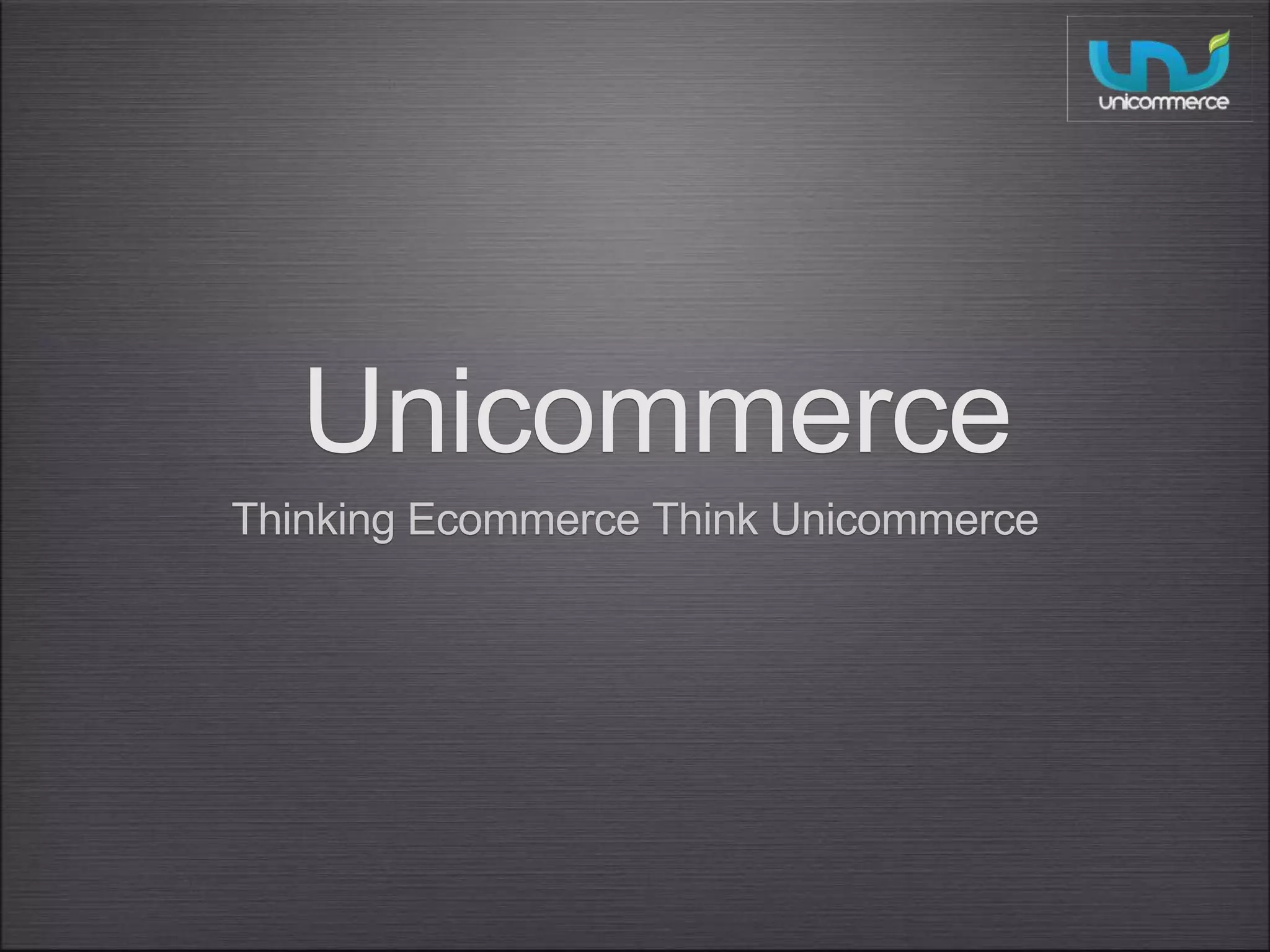 Unicommerce ECAI Presentation | PPTX