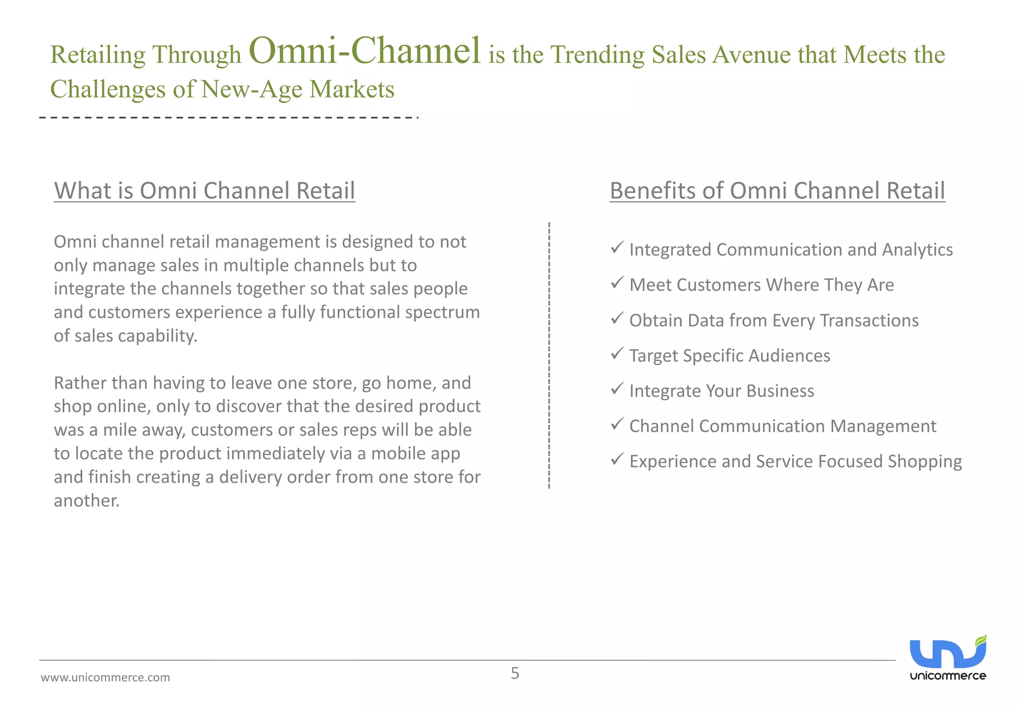 Unicommerce Omnichannel Solution | PDF