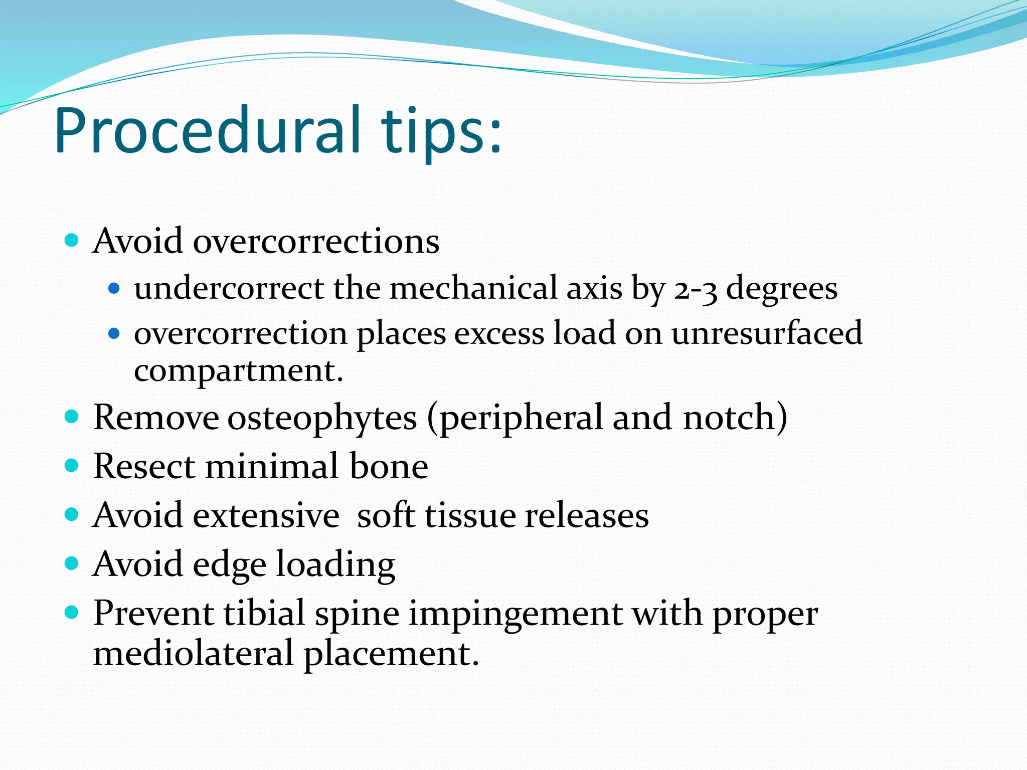 Unicondylar knee replacement | PPTX