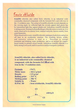 Unicorn chemicals catalog | PDF