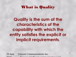 Unicorn Communications Osp Division Profile1 | PPT