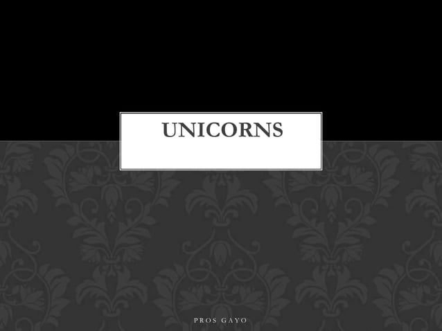 Unicorns are cool | PPT