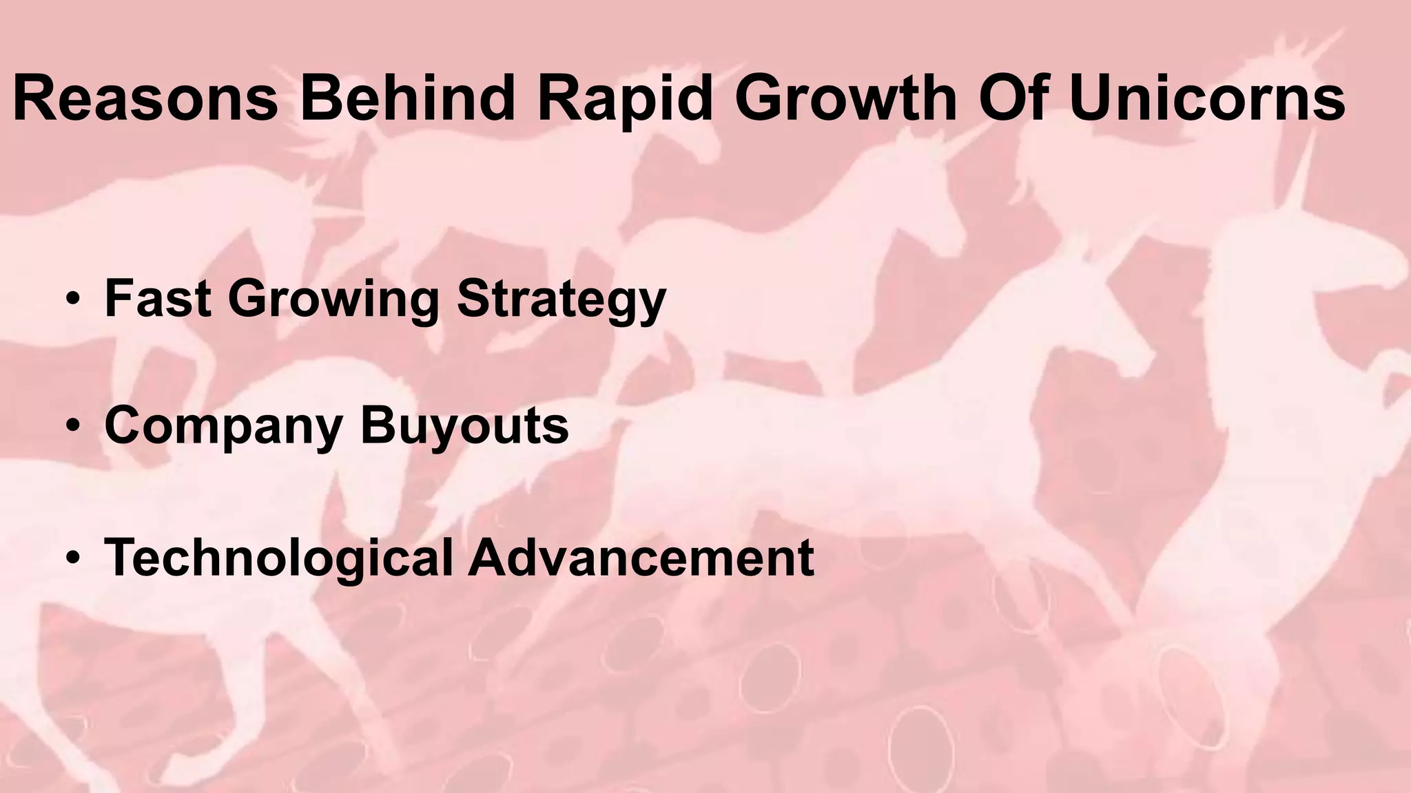 Unicorns in India From 2016 - 2018 | PPTX | Business | Business and Finance