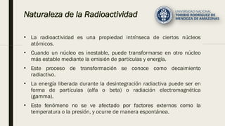 curva de decaimiento de radioisotopos radioactivos | PPTX