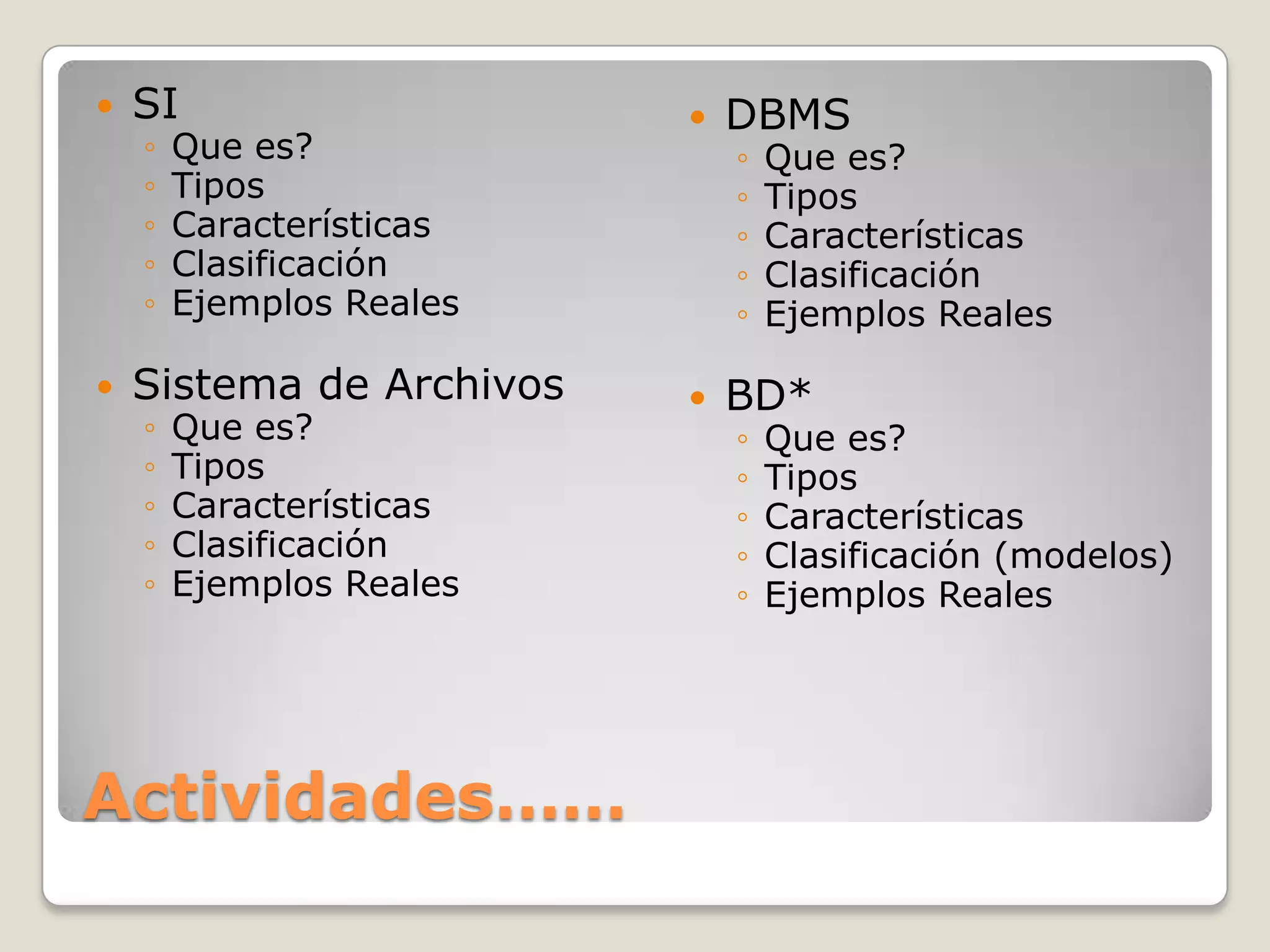 Unidad 1. Fundamentos de Base de Datos | PPTX | Databases | Computer Software and Applications