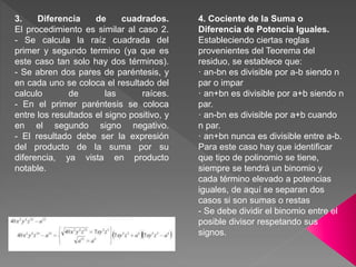 Unidad 1: Expresiones Algebraicas | PPTX