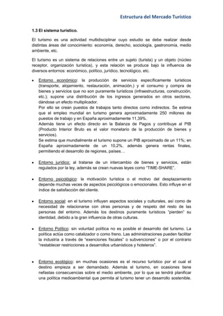 Unidad 1. contextualización del sector turístico | DOCX