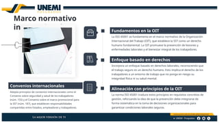 IMPLANTACIÓN DE LA NORMA ISO 45001 : 20018 | PPTX