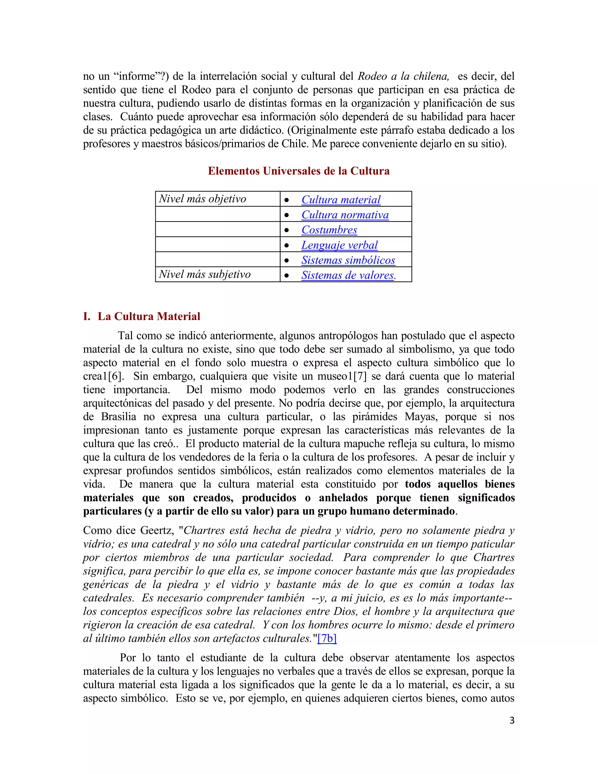 Unidad 1 1.3 y 1.4 contenidos o elementos universales de la cultura | PDF