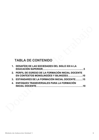 Modulo de inducción implementación curricular | PDF