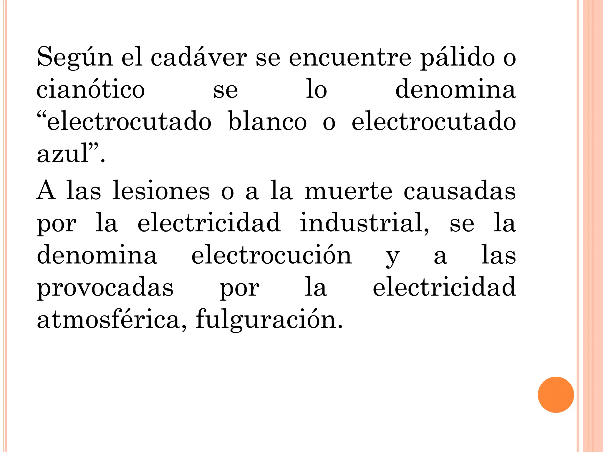 lesiones por electricidad derecho criminología | PDF