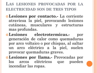 lesiones por electricidad derecho criminología | PDF