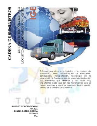 Cadena de Suministros. Unidad 1: Introducción a la logística y cadenas ...