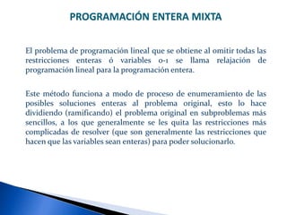 Unidad 1. Programación entera | PPTX