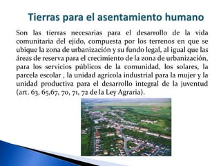 Unidad 1. Ejido y comunidad | PPTX