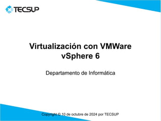 Unidad 1 Virtualización con vmware update | PPTX