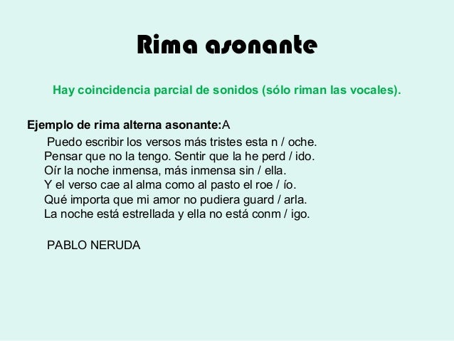 Ejemplo De Rima Continua - abstractor