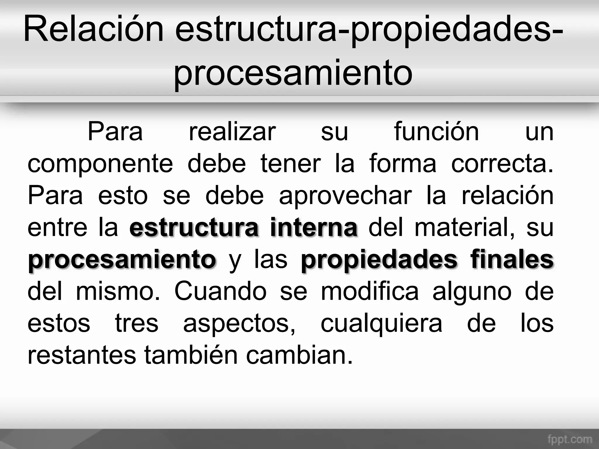 Unidad 2 ESTRUCTURA DE LOS MATERIALES | PPTX