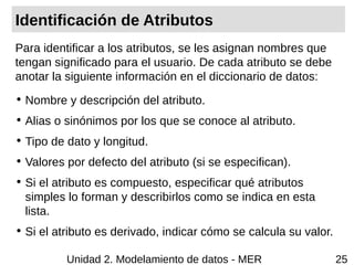 MODELO ENTIDAD RELACION | PDF