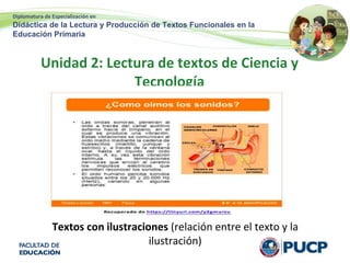Lectura de textos de Ciencia y Tecnología | PPTX
