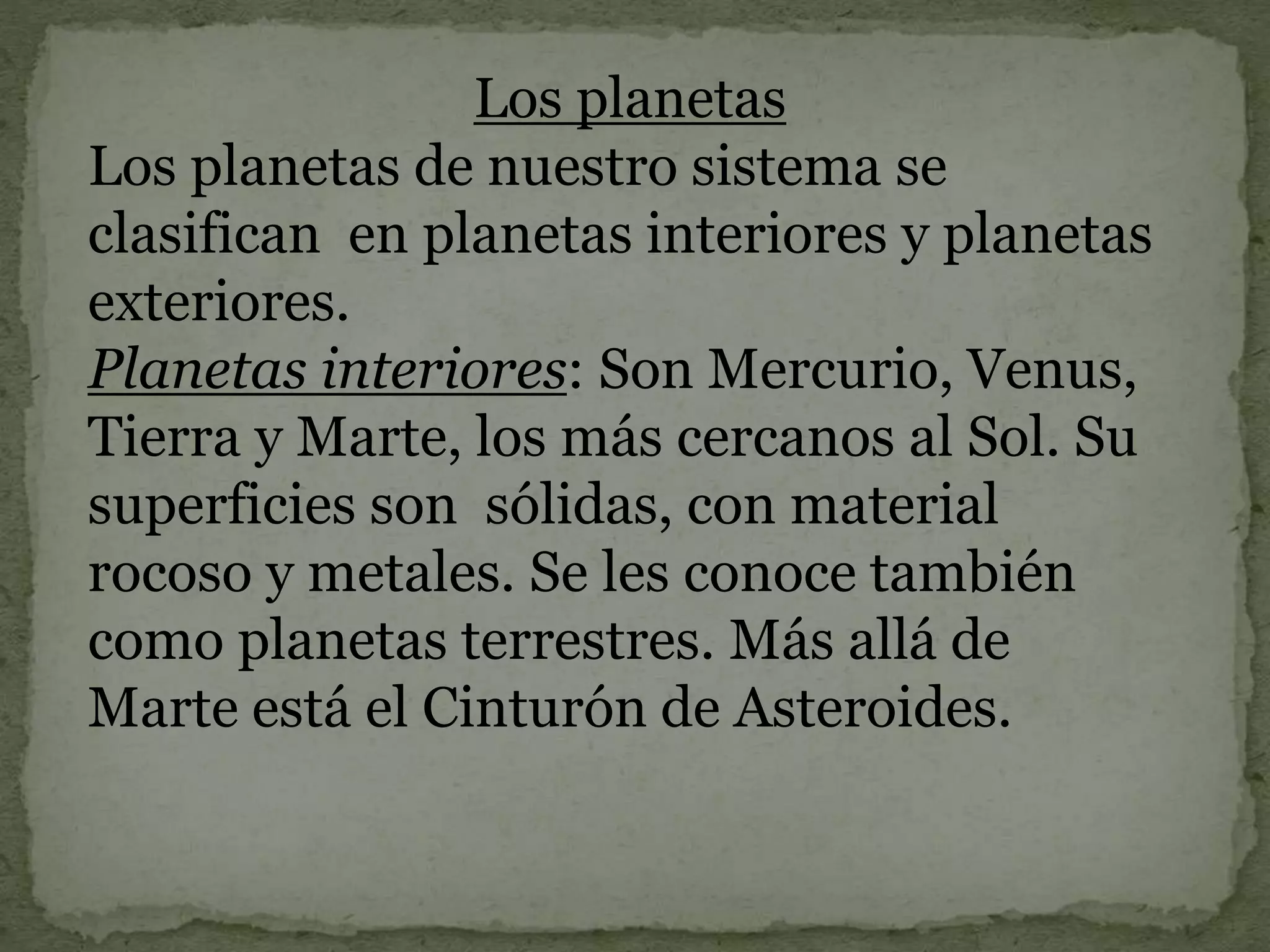 Unidad 2 el sistema solar | PPTX