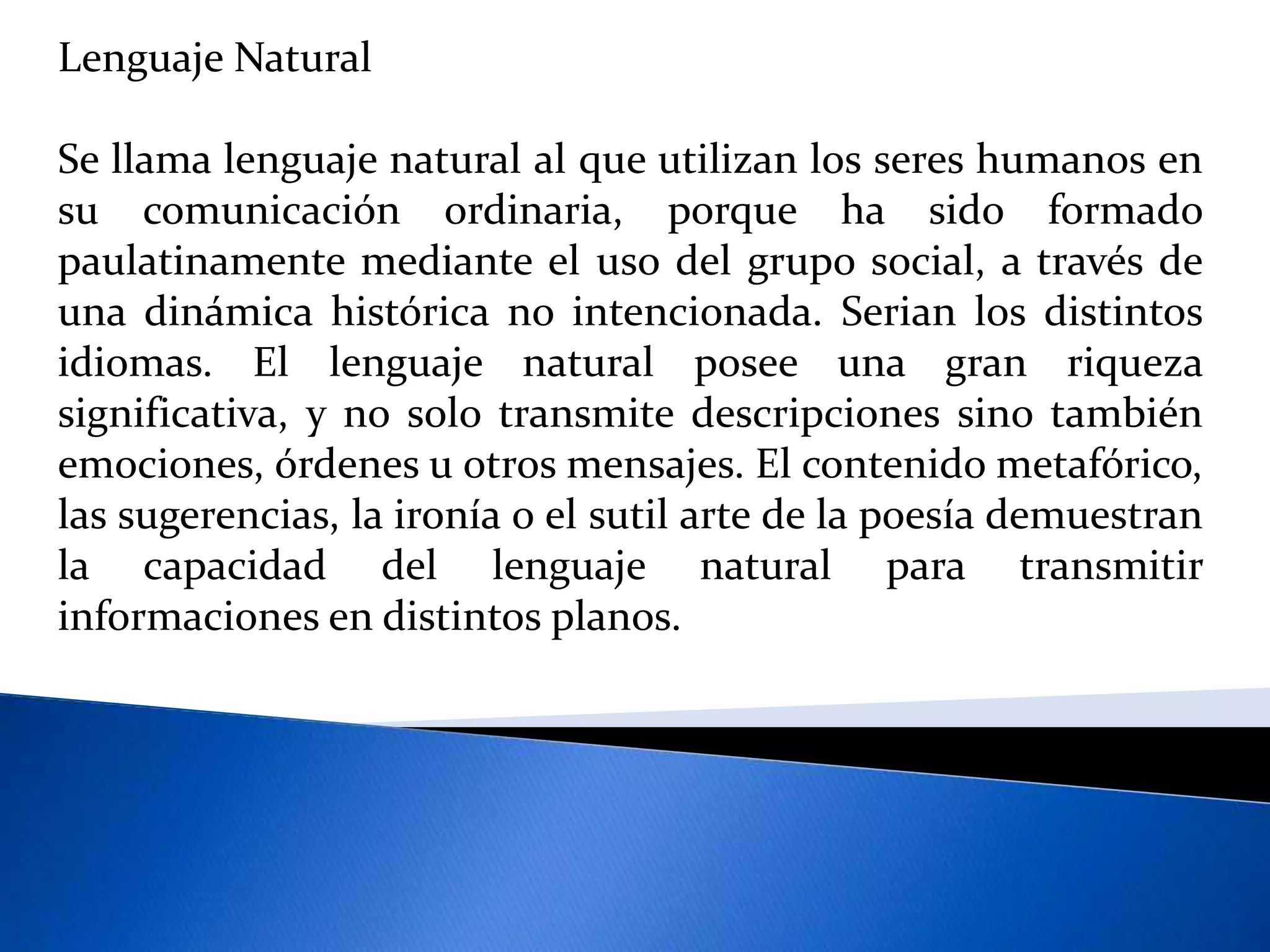 Unidad 2 evid presentacion Códigos naturales y artificiales | PPT