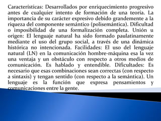Unidad 2 evid presentacion Códigos naturales y artificiales | PPTX