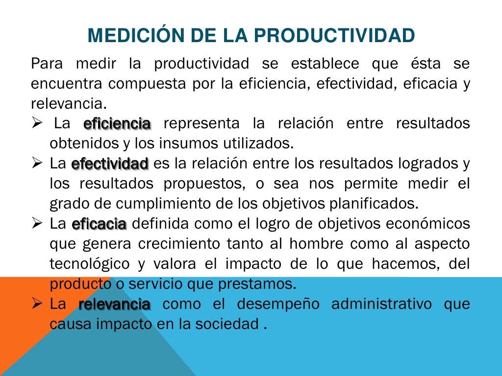 Unidad 2 Medición De Productividad