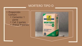 Unidad 2 Morteros; DISEÑO DE CONCRETO ESTRUCTURAL | PPTX