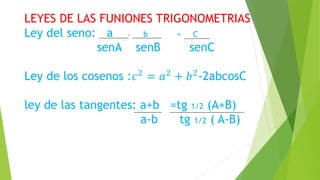 Unidad 2 pensamiento variaciones y trigonométrico:ley del seno | PPTX ...