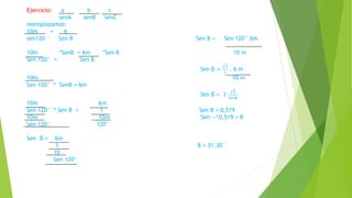 Unidad 2 pensamiento variaciones y trigonométrico:ley del seno | PPTX ...