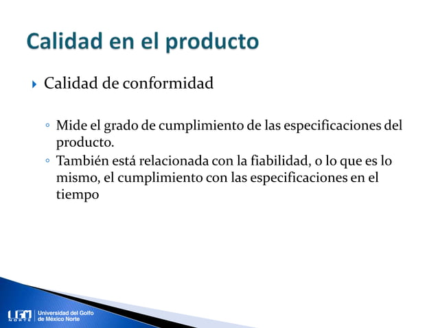 Unidad 2 Control de calidad | PPT