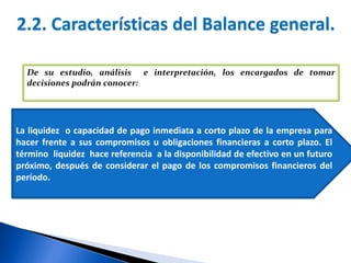 Unidad 2 presentacion Balance General | PPTX