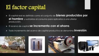 Los factores de producción | PPTX