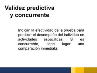 Validez- Unidad 3 | PPTX