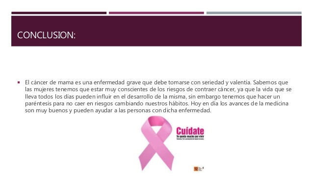 Unidad 3 actividad 4. Cancer de Mama