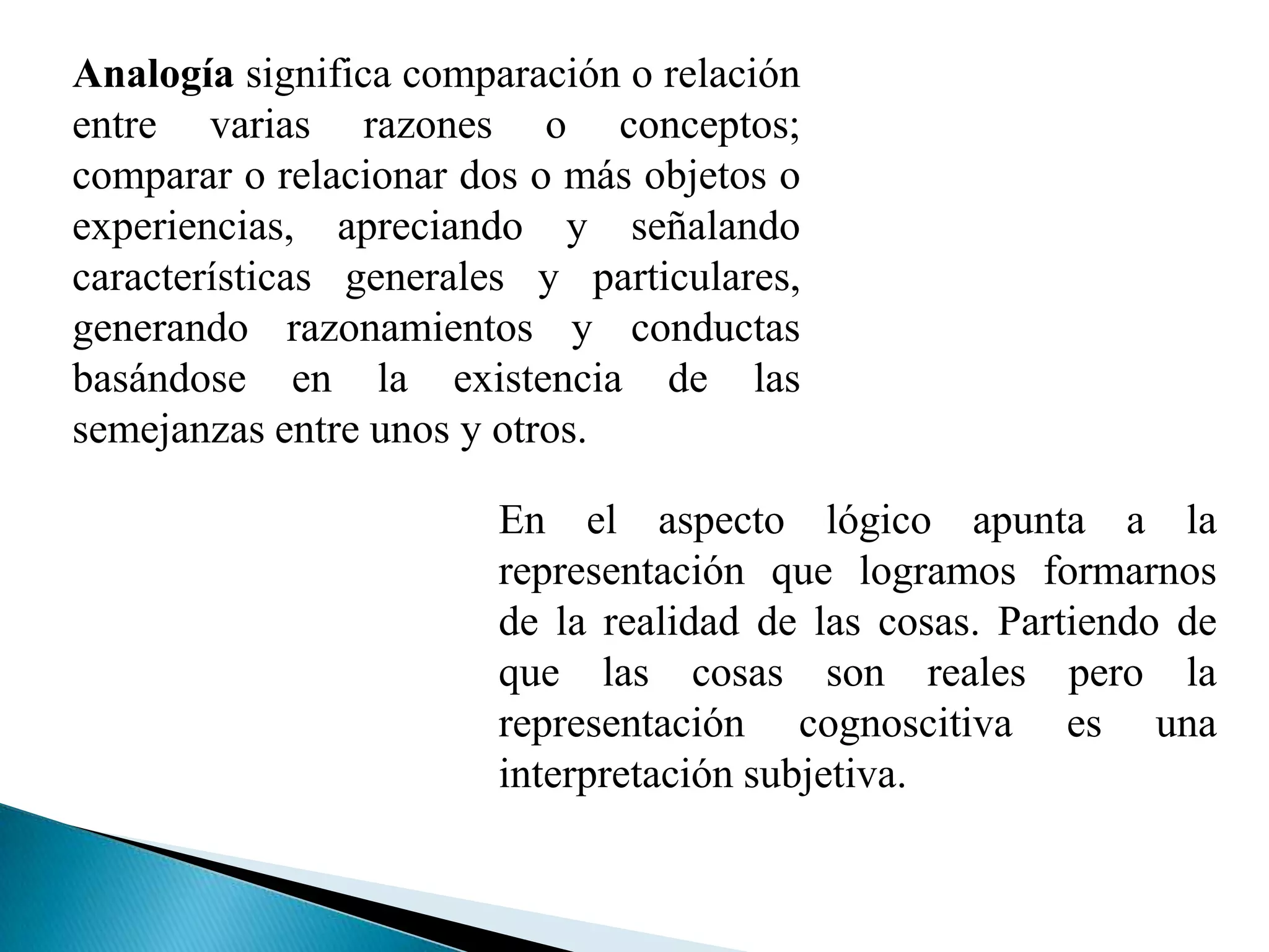 Unidad 3. analogia | PPTX