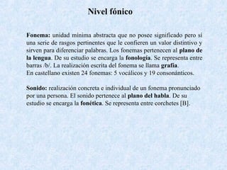 Unidad 3 Apóstrofe XXI - La estructura de la lengua. Fonemas y palabras.ppt