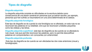 unidad 3, Dificultades en la escritura Disgrafia..pptx