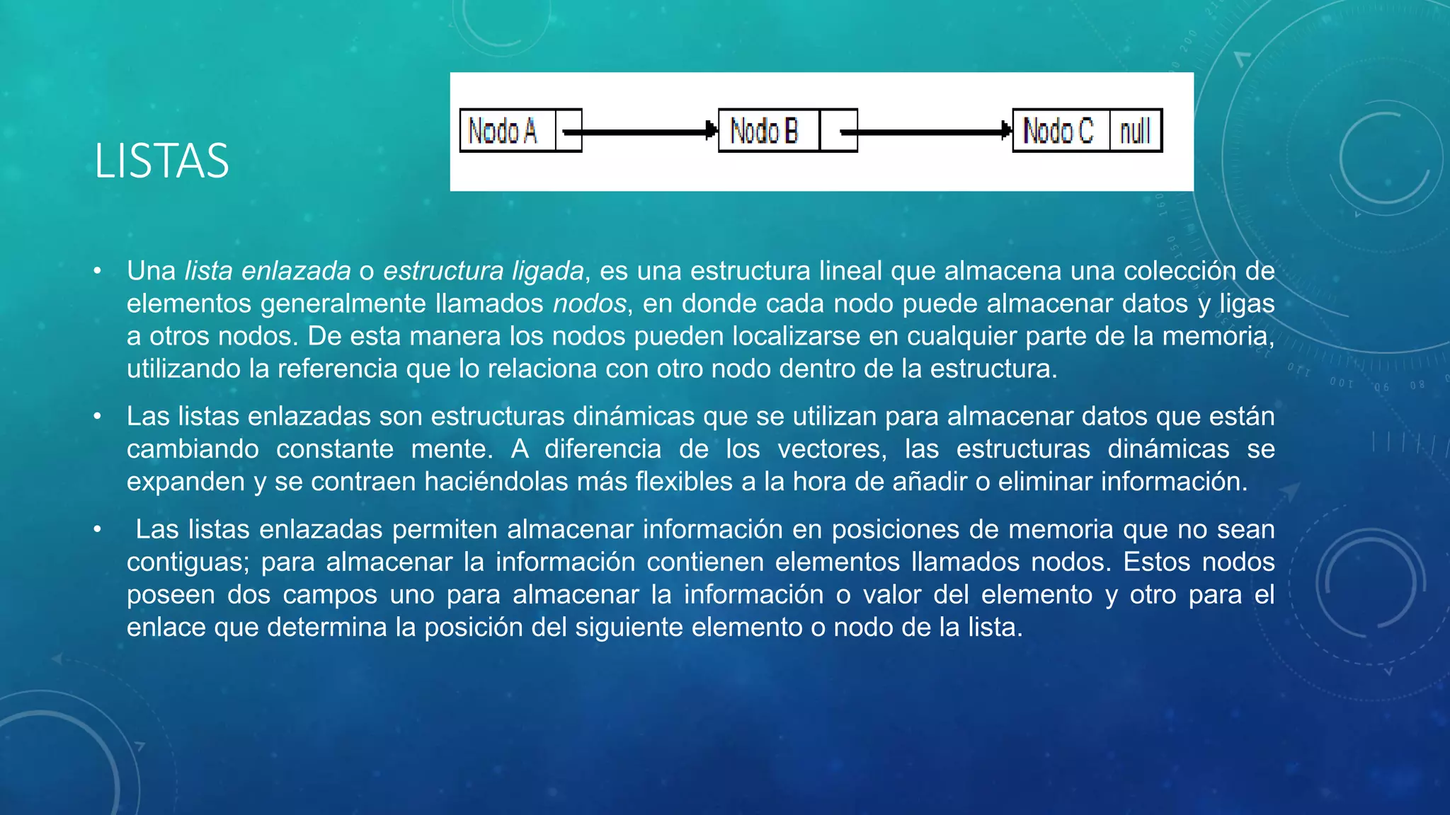 Unidad 3 estructuras lineales | PPT