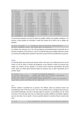 Unidad 3 gestion de procesos en linux | PDF