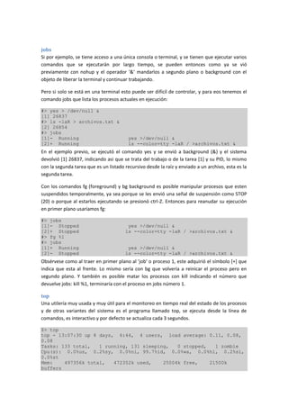 Unidad 3 gestion de procesos en linux | PDF