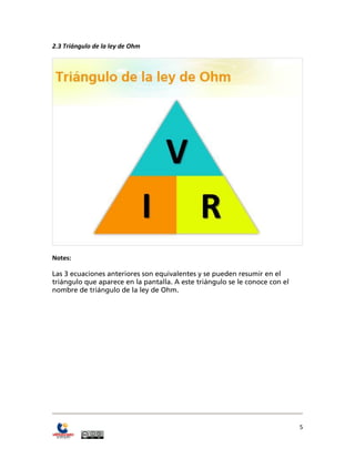 Unidad 3 ley de ohm y ley de watt | PDF