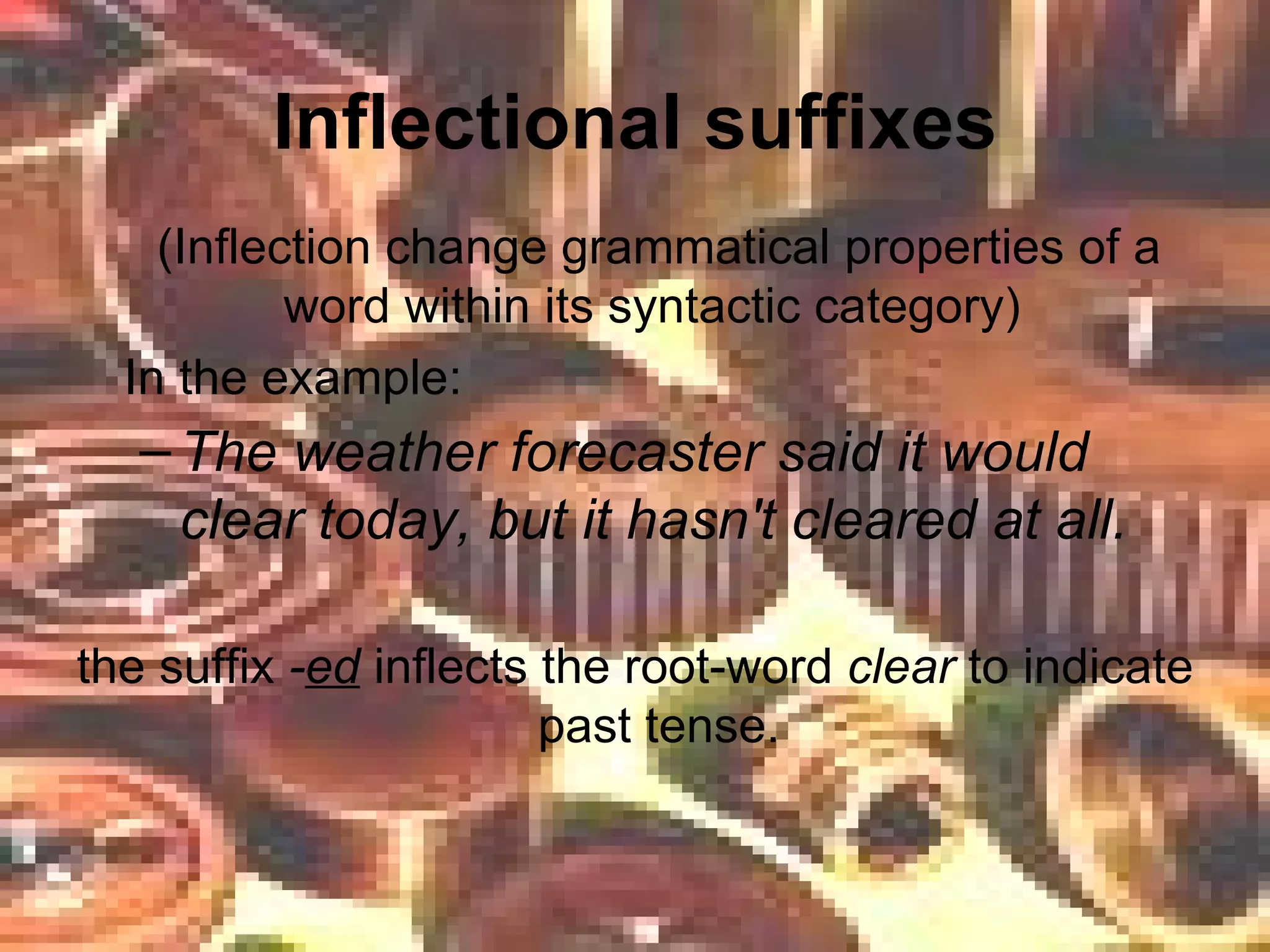 Unidad 3 prefijos y sufijos | PPT